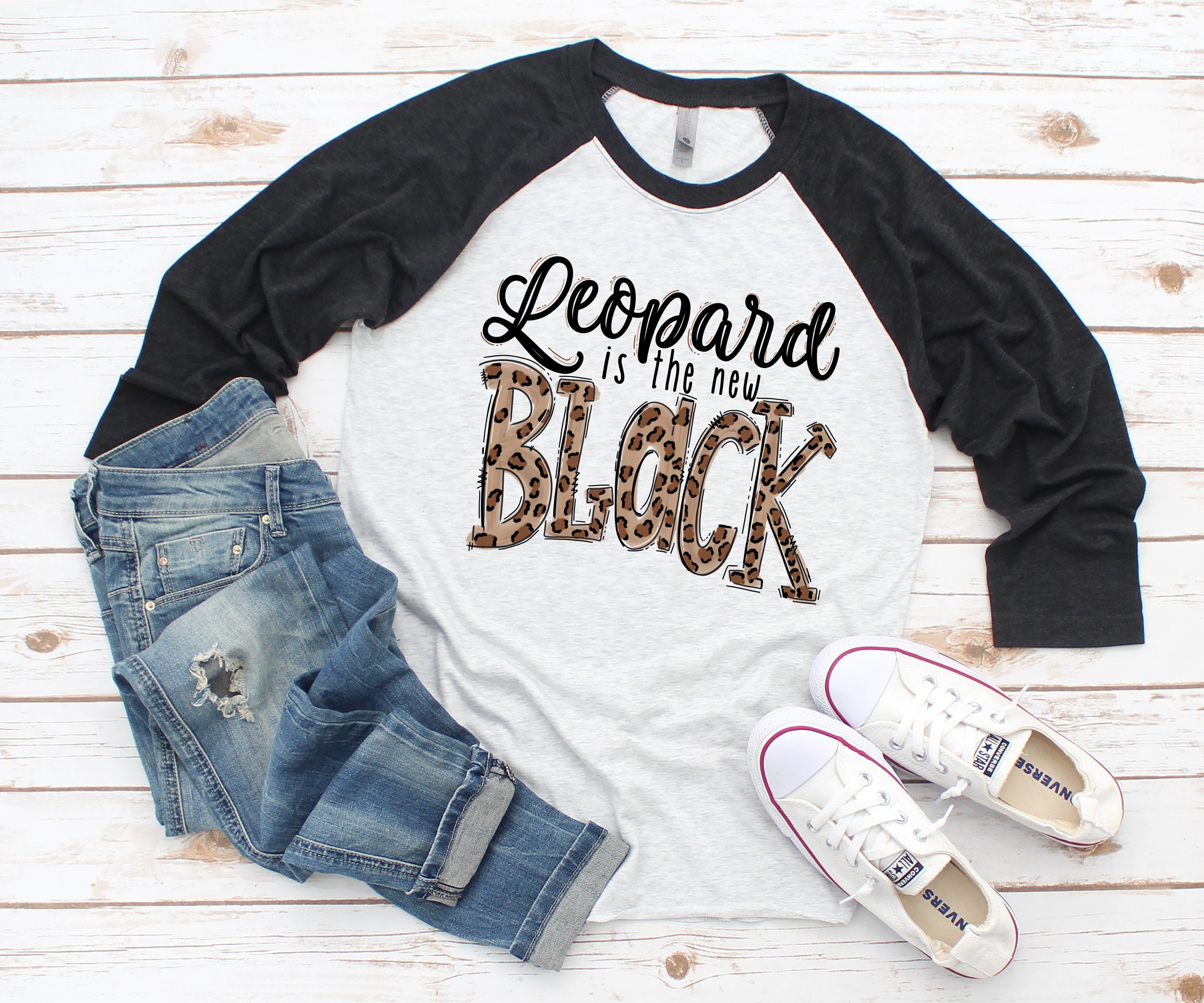 Leopard Is The Black. Raglan. Sublimation. Leopard Print. Spring ...